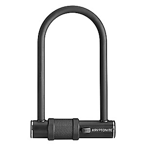 Kryptonite Combo Bike U-Lock Standard, Anti-Theft Security Bicycle Lock, 12mm Steel Shackle, 4-Digit Resettable Combination U Lock for Scooter Road Mountain Bikes