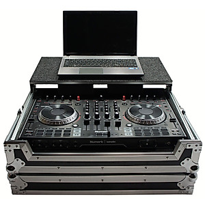 Harmony Audio HCNS6IILT Flight Glide Laptop Stand DJ Custom Case Compatible with Numark NS6 II