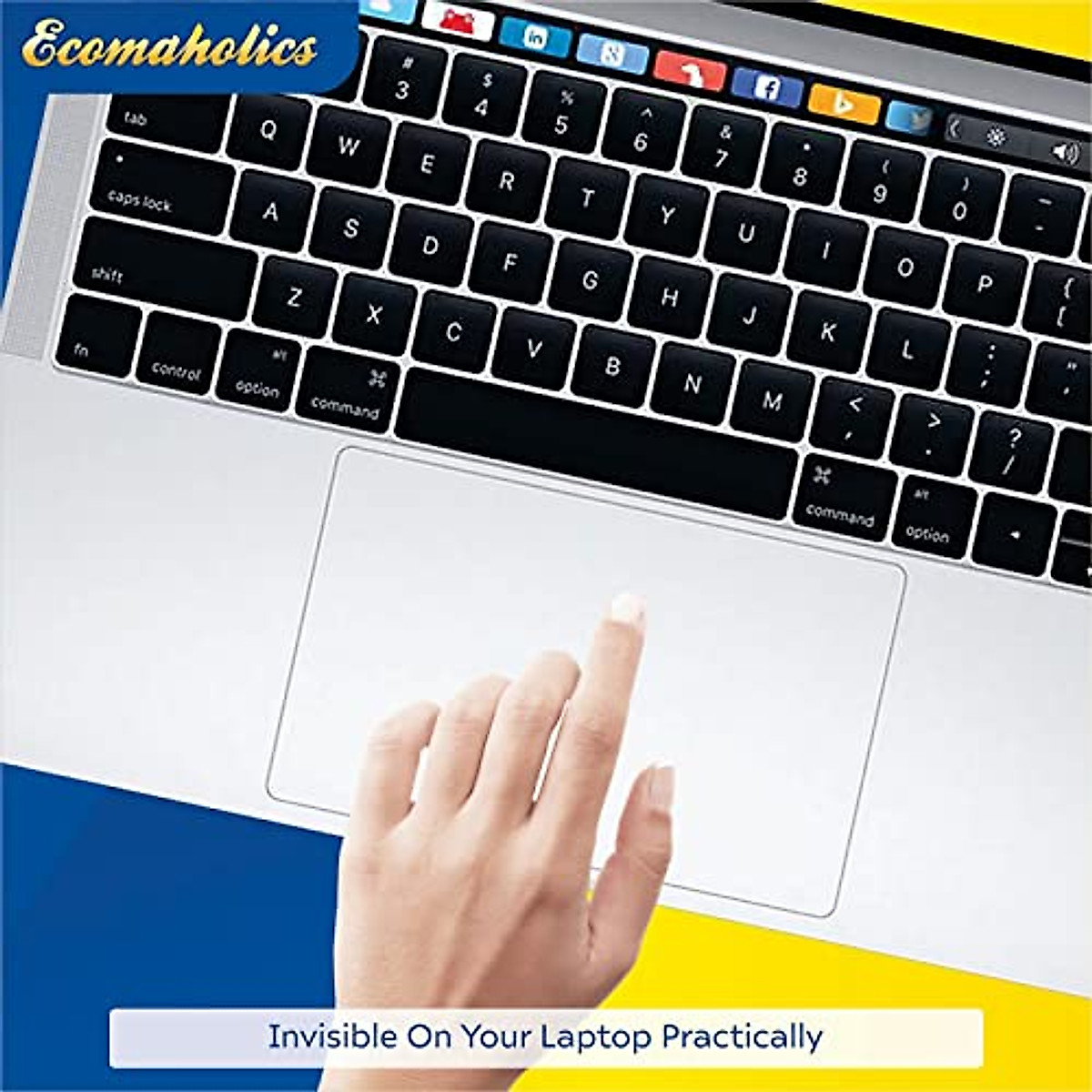 (2 Pcs) Ecomaholics Trackpad Protector for Lenovo ThinkPad P14s 14 Inch FHD Thin Light Touch Pad Cover with Clear Matte Finish Anti-Scratch Anti-Water Touchpad Skin Film,Laptop Accessories