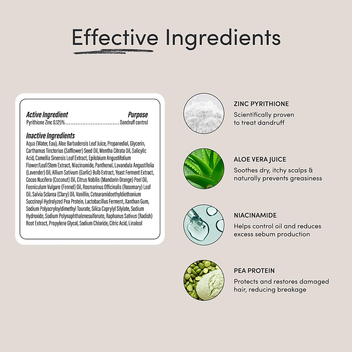 Jupiter Anti-Dandruff Scalp Serum, Leave-On Restoring Serum, for Dry, Itchy, & Oily Scalp, Aloe Vera, & Niacinamide, Color-Safe, Vegan, Cruelty-Free, Paraben, Phthalate, & Sulfate-Free, 3.4 fl oz