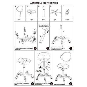 FRNIAMC Adjustable Saddle Stool Chairs With Back Support Ergonomic Rolling Seat For Medical Clinic Hospital Lab Pharmacy Studio Salon Workshop Office And Home