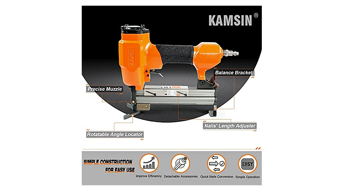 KAMSIN V1015 Pneumatic Frame Nailer for Easy Picture Framing