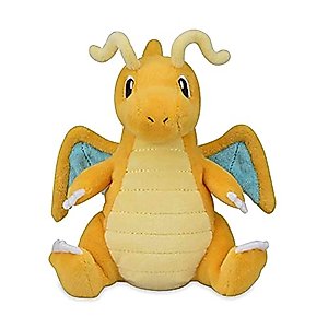 Pokemon Center: Sitting Cuties: Dragonite Plush # 149 - Generation 1-6 in