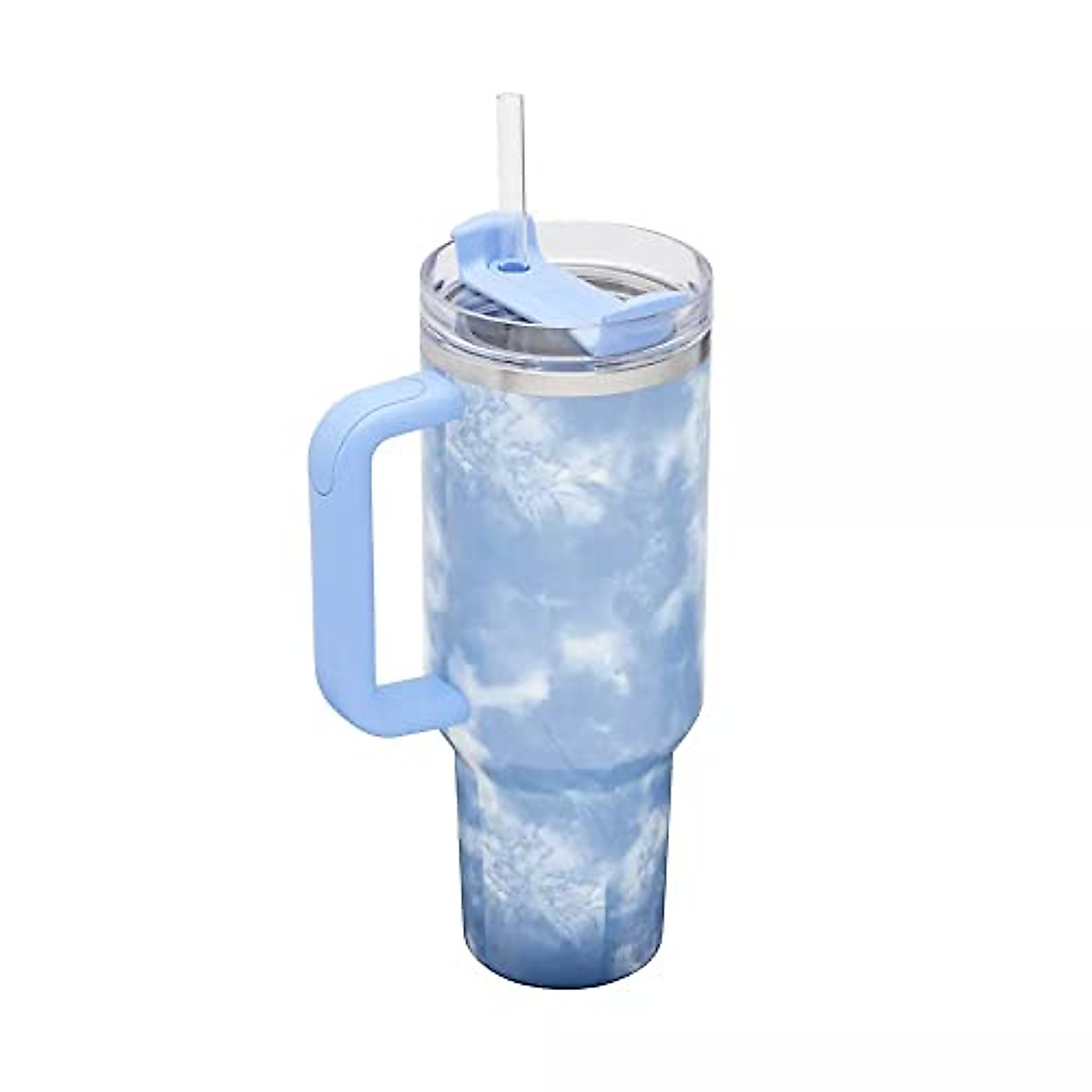 Stanley Adventure Quencher Travel Tumbler 40 oz - Ocean Blue Tie Dye