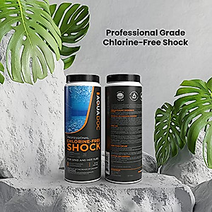 Non-Chlorine Spa Shock for Hot tub - Chlorine Free Hot Tub Shock Treatment & Enhanced Shock to Assist Bromine & Chlorine Shock - Suitable Chlorine Free Shock Oxidizer - Spa Oxidizing Shock by AquaDoc