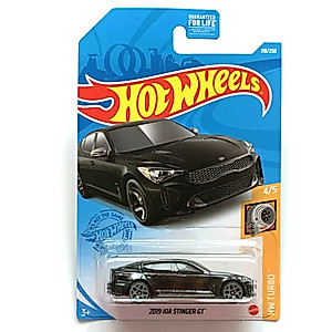 DieCast Hotwheels 2018 Stinger GT, HW Turbo 4/5 [Black] 118/250