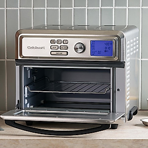 Cuisinart TOA-65 Digital AirFryer Toaster Oven, Premium 1800-Watt Oven with Digital Display and Controls – Intuitive Programming, Adjustable Temperature Settings and Cooking Presets, Stainless Steel