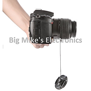 58mm Universal Snap-On Lens Cap For Canon Digital EOS Rebel SL1, T1i, T2i, T3, T3i, T4i, T5, T5i EOS60D, EOS70D, 50D, 40D, 30D, EOS 5D, EOS5D Mark III, EOS6D, EOS7D, EOS7D Mark II, EOS-M Digital SLR Cameras Which Has Any Of These Canon Lenses 18-55mm IS I