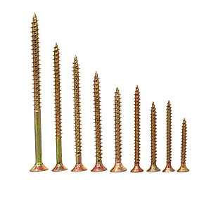 T.K.Excellent Box of 590 CE Bichromated Countersunk Head Screws