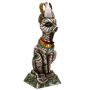 Pacific Giftware Ancient Egyptian Mummy God Osiris Sitting Pose Resin Figurine