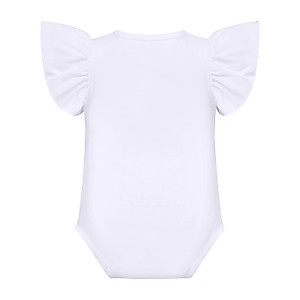 ODASDO Baby Girls Strawberry 1st First Birthday Outfit One Year Old Party Cake Smash Set Fly Sleeve Romper Bodysuit Princess Tutu Tulle Skirt Bowknot Headband Leg Warmers Photo Props 4pcs One 1 Year