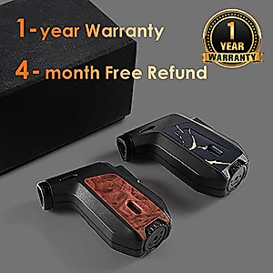 2 Pack Torch Lighter, Zoocura Triple 3 Jet Flame Butane Lighters Refillable Torch Lighters Adjustable Gas Lighter With Safety Lock Windproof Lighters Gift for Men BBQ Grill Camping (Fuel Not Included)