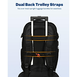 Hynes Eagle 2 in 1 Travel Backpack 22 inches Carry on Luggage 63L Rolling Backpack for Men Women with Packing Cubes 3PCS Set