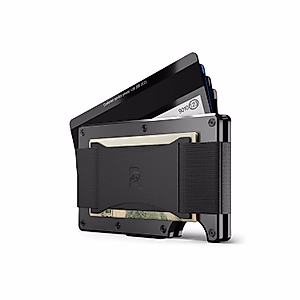 Ridge Wallets for Men - Slim Minimalist Wallet For Men, Front Pocket Wallets for Men, RFID Wallet For Men - Card Holder Wallet (Gunmetal Titanium)