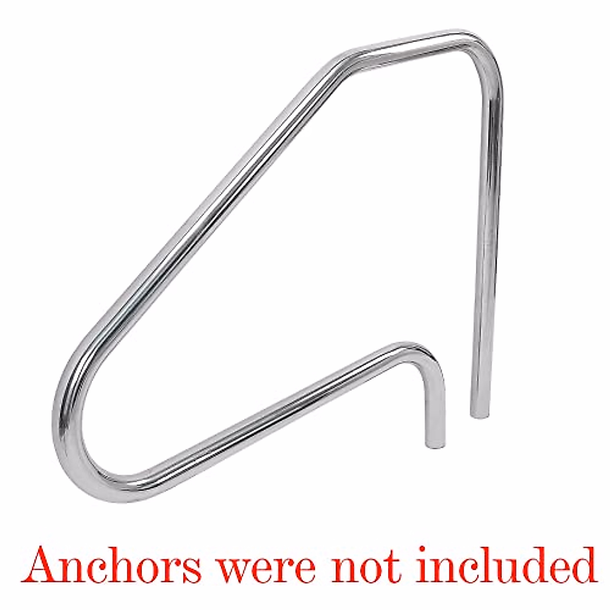 HECASA Pool Handrail Grab Rail Railing 37" Tall Swimming Pool Hand Rail ...