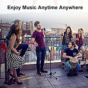 EBXYA 100Ft XLR Microphone Cables 2 Packs - Premium Balanced Mic Speaker Cable with 3 Pins XLR Male to Female 100 Feet, Black