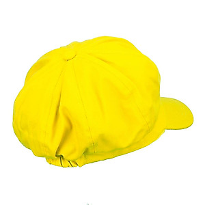 e4Hats.com Wario Waluigi Embroidered Cotton Newsboy Cap - Yellow OSFM