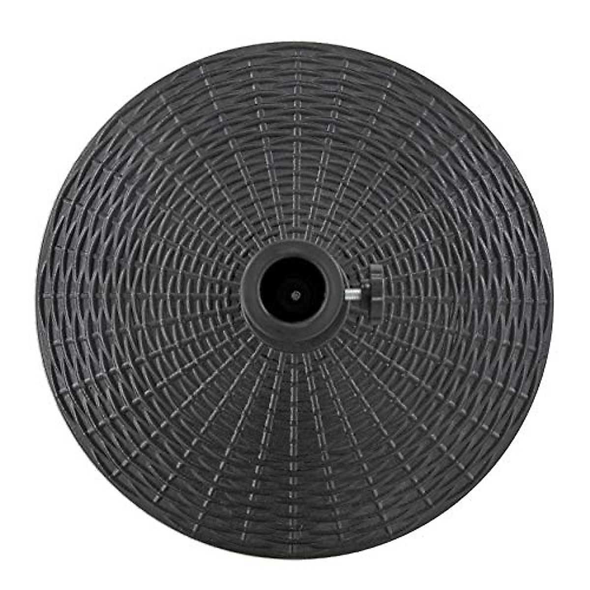 Avestar Nuu Garden 25 lbs Patio Umbrella Base Stand Heavy Duty Outdoor Umbrella Base Made from Rust Resistant Resin, Black