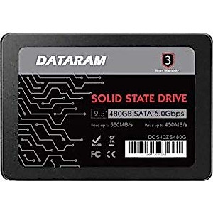 Dataram 480GB 2.5" SSD Drive Solid State Drive Compatible with HP ELITEONE 800 G2