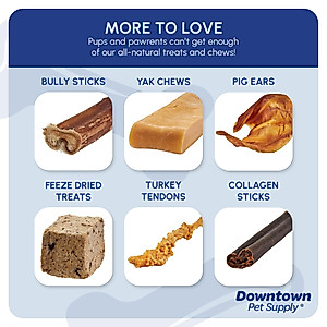 Downtown Pet Supply Yak Cheese Himalayan Dog Chews - Large Yak Chews Rich in Nutrients for Medium to Large Dogs - Long Lasting, Odorless and Easy to Digest Cheese Dog Treats - 2 LB