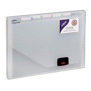 Snopake 6 Part Expanding Organiser Clear 11893