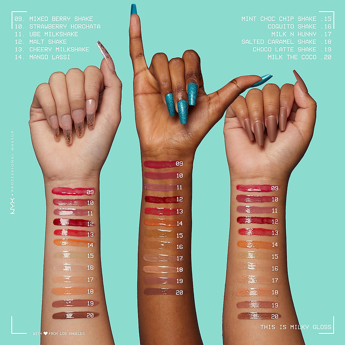 NYX PROFESSIONAL MAKEUP This Is Milky Gloss, Lip Gloss with 12 Hour Hydration, Vegan - Strawberry Horchata (Mauve Pink)