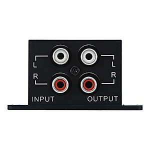 Nobsound Auto Car Amplifier Audio Subwoofer Bass Control Knob Sub Gain Equalizer Regulator Frequency Controller RCA Line Level Adjust