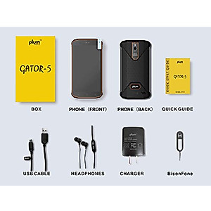 Plum Gator 5 - Rugged Phone 3G GSM Unlocked Water Proof Shock Proof
