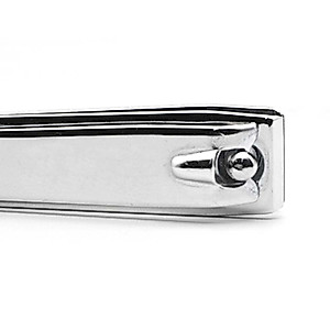 PrettyClaw | Nail Clippers Sharp Edge Fingernail and Toenail Clipper Cutter Thick Nail Trimmer Stainless Steel for Manicure and Pedicure (Straight Edge)