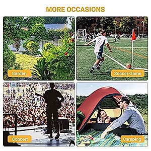 #WEJOY Aluminum Lightweight 4-Position Adjustable Low Seat Folding Beach Chair with Shoulder Strap Cup Holder+Folding Webbed Lawn Beach Chair,High Back Seat Backpack Portable Lightweight Chairs for Ad