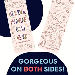 Inspirational Bookmark for Women and Girls - This Cute and Cool Book Marker is a Great Gift for Book Lovers, Mothers, Grandmothers, Teens, and Graduations