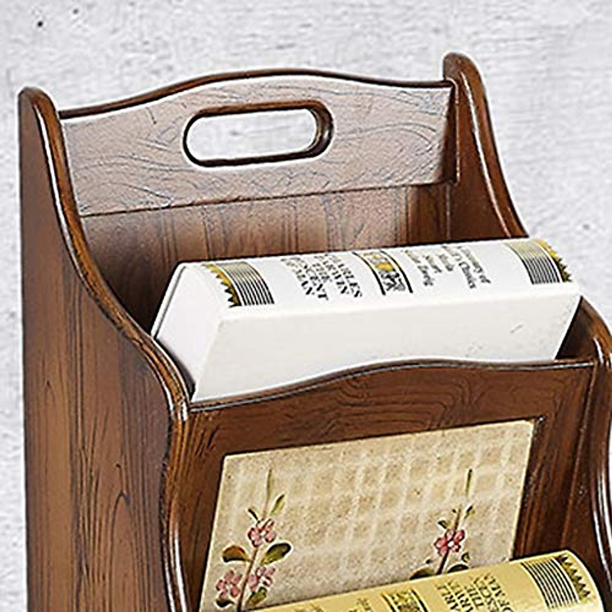 Magazine & Newspaper Baskets Shelf Storage Rack Shelf Wall Shelf Book Magazine Rack Newspaper Storage Rack Album Data Solid Wood Wall Storage Rack Floor Magazine Rack Shelf Baskets