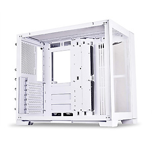 Lian Li O11 Dynamic DUAL-CHAMBER Case - E-ATX (Max 280 mm wide)/ ATX / Micro-ATX/ Mini-ITX - Steel - SFX/ SFX-L - CABLE MANAGEMENT FRIENDLY - COMPLETE DUST PROTECTION (O11DMINI-S Snow Edition)