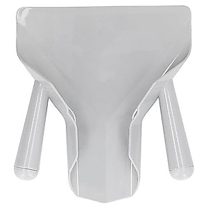 Dual Handle French Fry Bagger Shovel, Commercial Popcorn Scoop, Potato Chip Serving Scooper, Food Grade Plastic Fry Scoop Food Shovel for Snacks, Ice, Candy, Desserts, Nuts