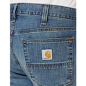 Carhartt mens Rugged Flex Relaxed Fit 5-pocket Jeans, Coldwater, 38W x 32L US