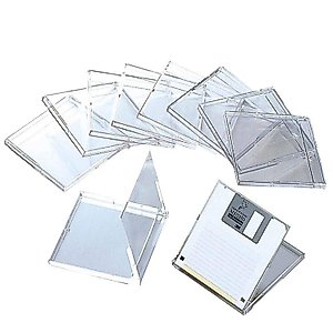 ELECOM PK-10 FD Plastic Case (Quantity: 10 Pieces)