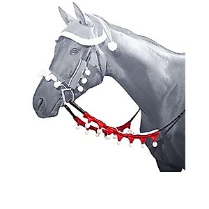 JT International Holiday Santa 2 Piece Rein Covers