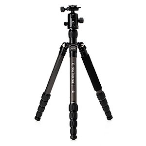 Benro MeFOTO Globetrotter Travel Tripod, Ballhead and Monopod in Black, 2 Series Carbon Fiber Legs, 4 Leg Sections, Twist Leg Locks, Padded Carrying Case (BMGTCBLK)