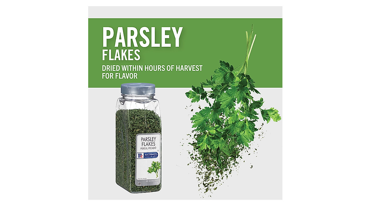 McCormick Culinary Parsley Flakes | Pure Flavor for Culinary Pros