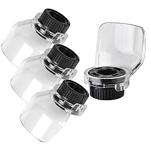 Yakamoz Pack of 4pcs Rotary Tool Shield Metal Cutting Sanding Polishing Debris and Sparks Redirect Cover Attachment Kit Accessories for Rotary Grinder Tools 3000 4000 8200 8220