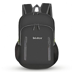 Bekahizar 20L Lightweight Foldable Backpack, Small Hiking Daypack for Men Women