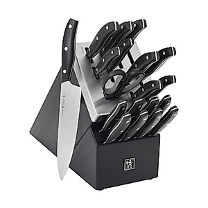 HENCKELS Definition Knife Block Set, 20-pc, Black