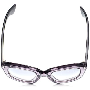 Tom Ford FT0582 Sunglasses - Grey Frame, Smoke Mirror Lenses, 50 mm Lens Diameter FT05825020C