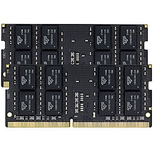 Timetec 64GB KIT(2x32GB) DDR4 3200MHz PC4-25600 Non-ECC Unbuffered 1.2V CL22 2Rx8 Dual Rank 260 Pin SODIMM Compatible with AMD and Intel Gaming Laptop Notebook PC Computer Memory RAM Module Upgrade