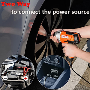 Electric Impact Wrench 12V Impact Wrench, 1/2” Car Impact Wrench Corded Power Impact Wrench Kit with Sockets and Carry Case Dobetter-DBIW12
