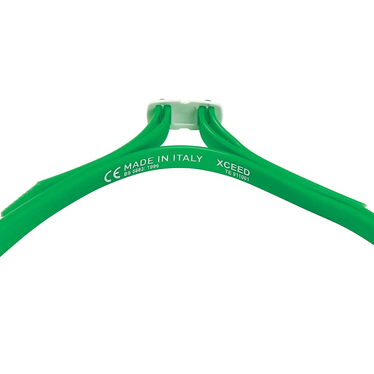 MP Michael Phelps XCEED Competetive Swimming Goggles - Made in Italy - Unisex Adult Goggles for Men and Women | Green Mirrored, Yellow & Green, EP1310703LMV