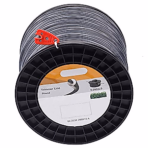 Dalom 5 Pounds Round Trimmer Line .095" / 2.4mm 1425-Feet for Sthil FS55R FS45 FS80R FS85R Echo SRM225 SRM210 SRM230 T25 Trimmer Head Line 128LD Weedeater Parts