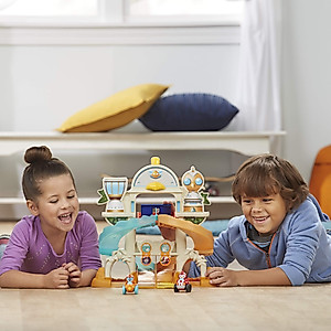 Hasbro Toys Top Wing Mission Ready Track Playset, Includes Ramp Jump & Double Vehicle Launcher for Top Wing Vehicles, Toy for Kids Ages 3 to 5, Model Number: E5277