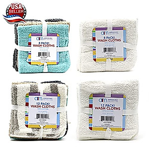 American Mills 100% Cotton Wash Cloths