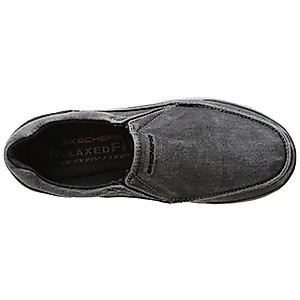 Skechers Men's Expected Avillo Moccasin, Black, 12 Medium US